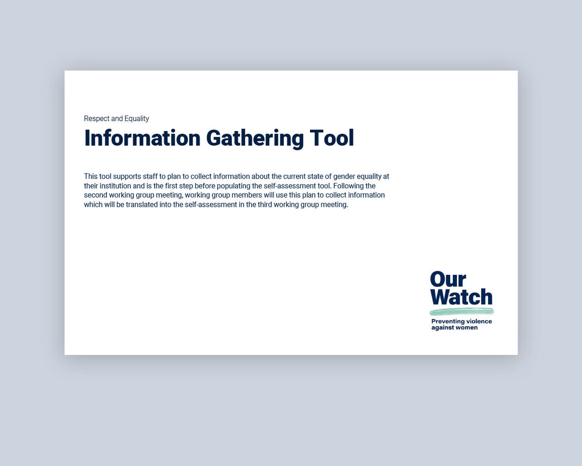 Our Watch | Tools for dual sectors