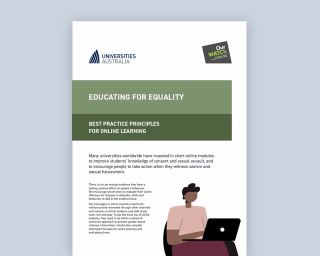 Our Watch | Universities resources